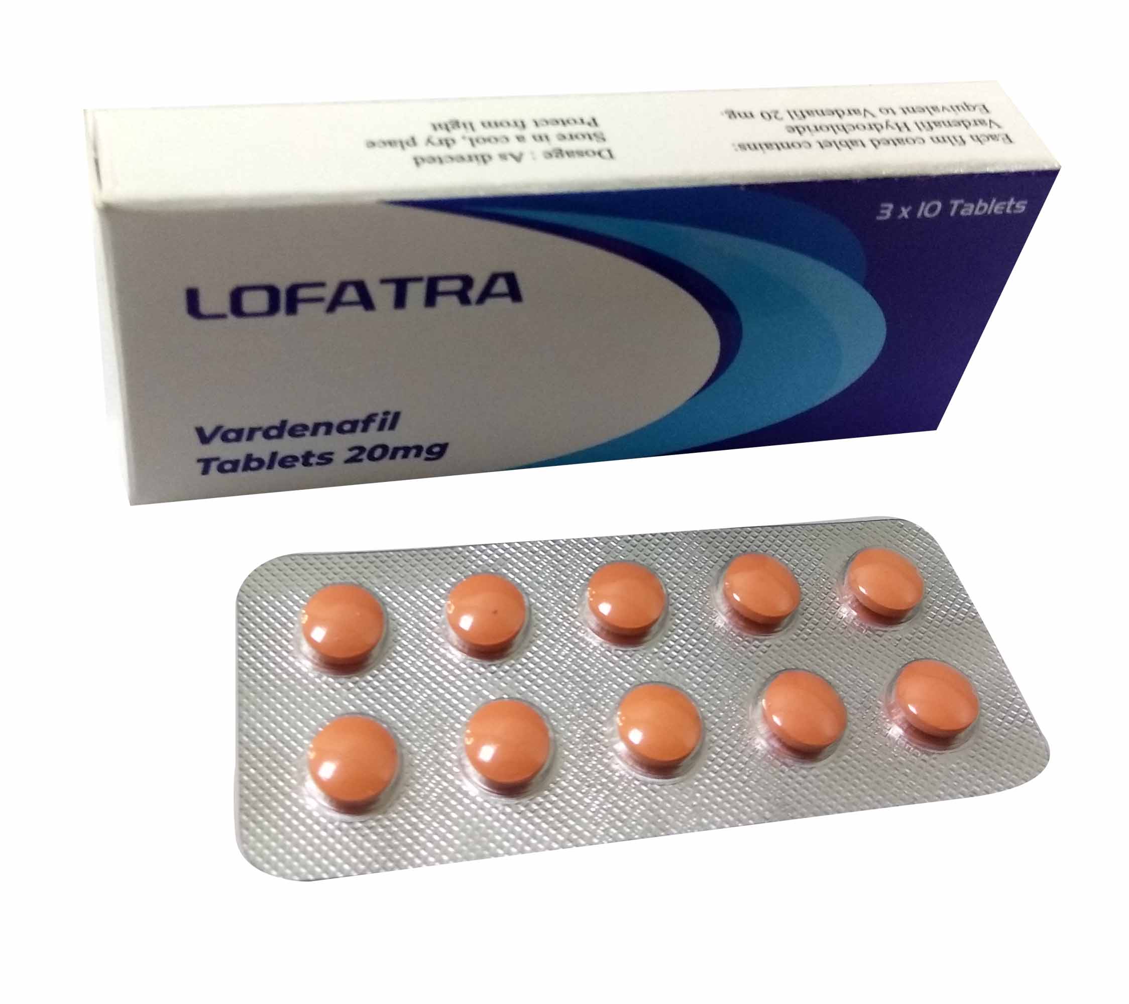 Lofatra (Vardenafil) 20mg (10 Tablet/s) - Lalarx